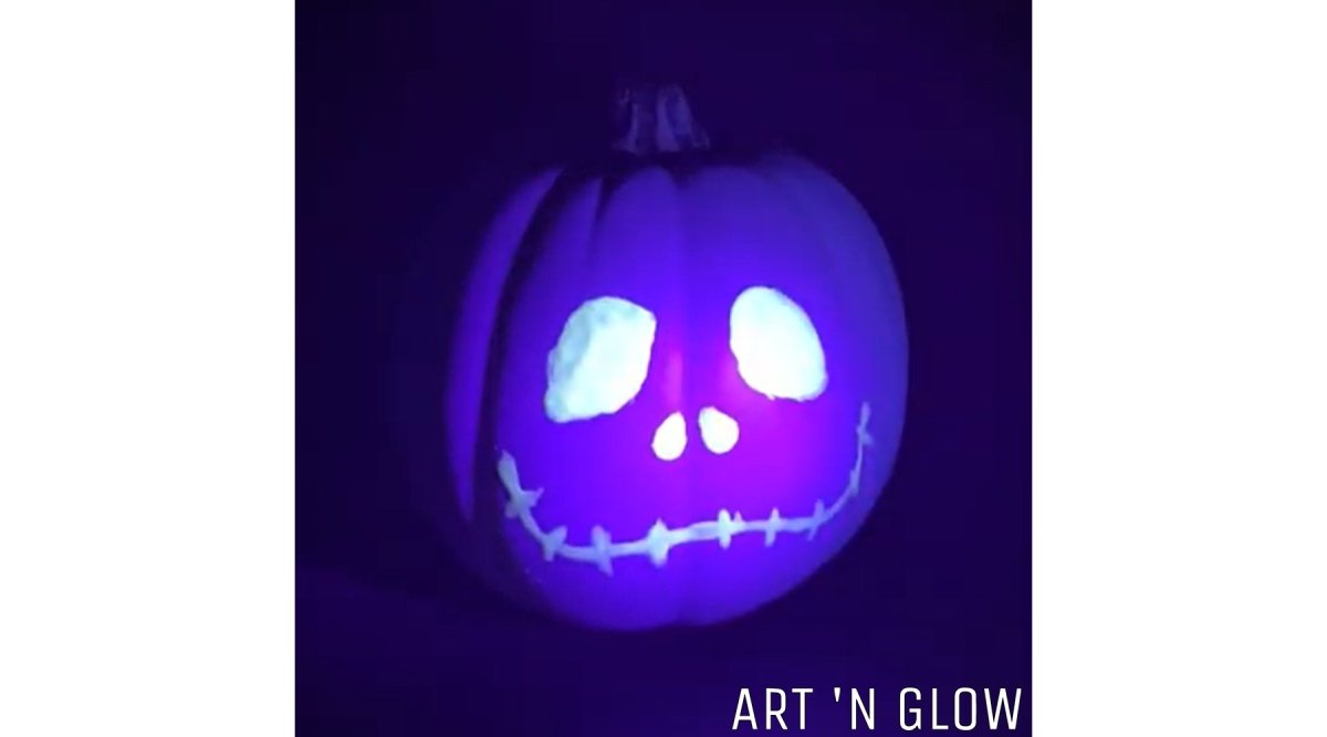 How To Make Glow In The Dark Halloween Décor – Art 'N Glow